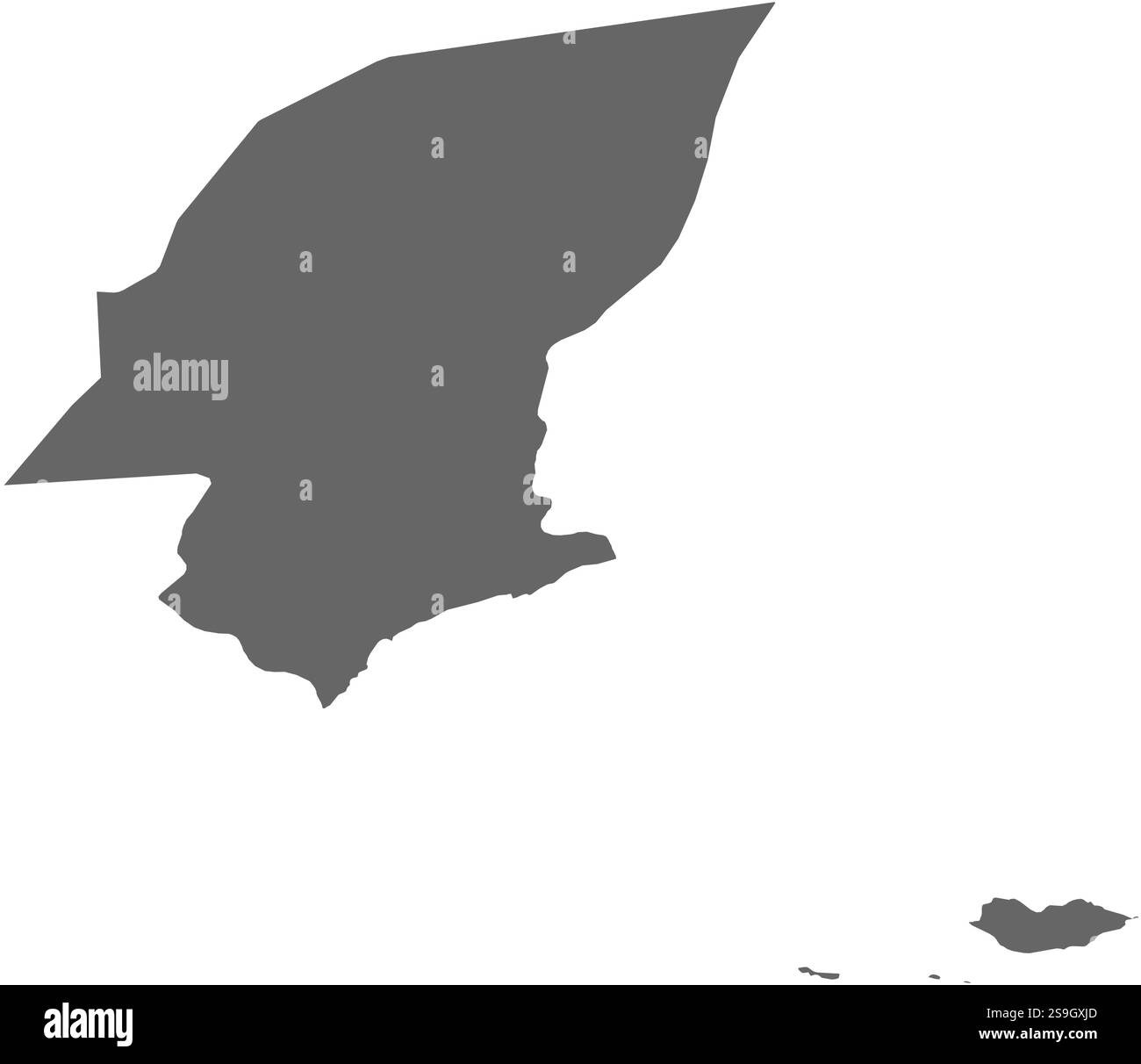 Map of Hadhramaut, a province of Yemen Stock Vector Image & Art - Alamy
