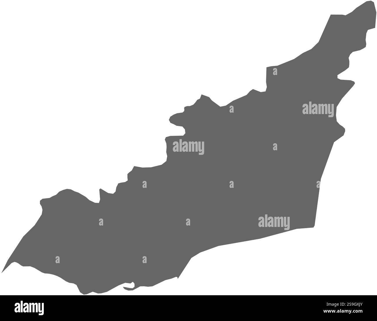 Map of Lahij, a province of Yemen Stock Vector Image & Art - Alamy