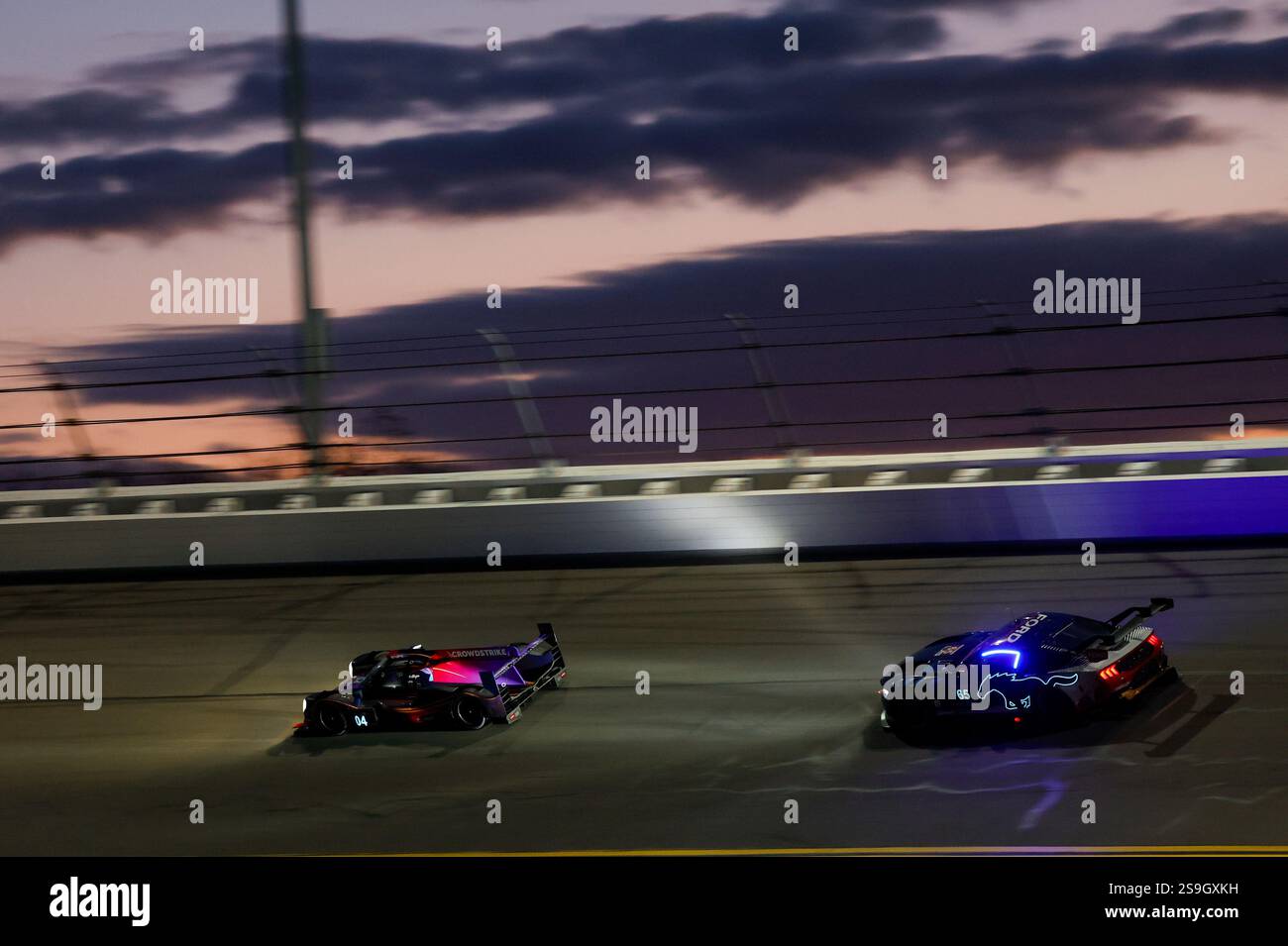 DAYTONA BEACH, FL - JANUARY 26: The #04 Crowdstrike Racing by APR ORECA ...