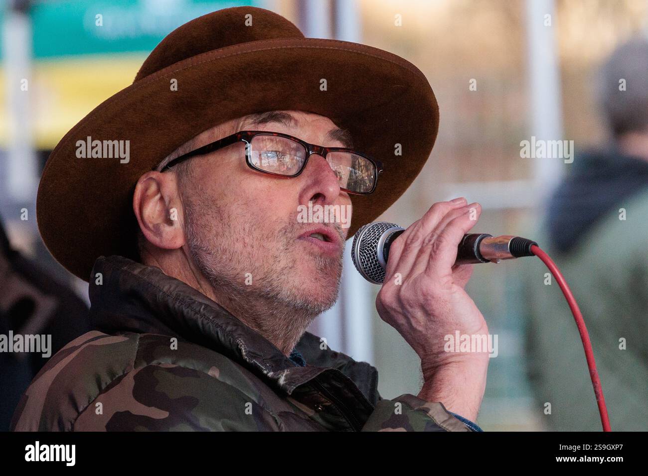 London, UK. 25th January, 2025. Martin Hallett, also known as Mallett ...