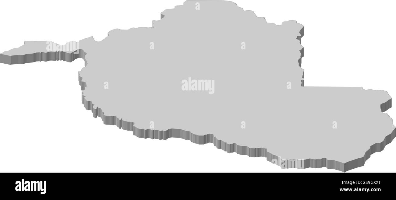 Map of Rondônia, a province of Brazil Stock Vector Image & Art - Alamy