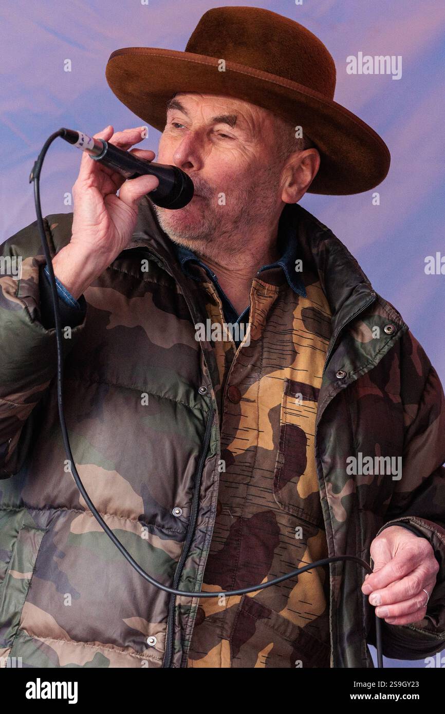 London, UK. 25th January, 2025. Martin Hallett, also known as Mallett ...