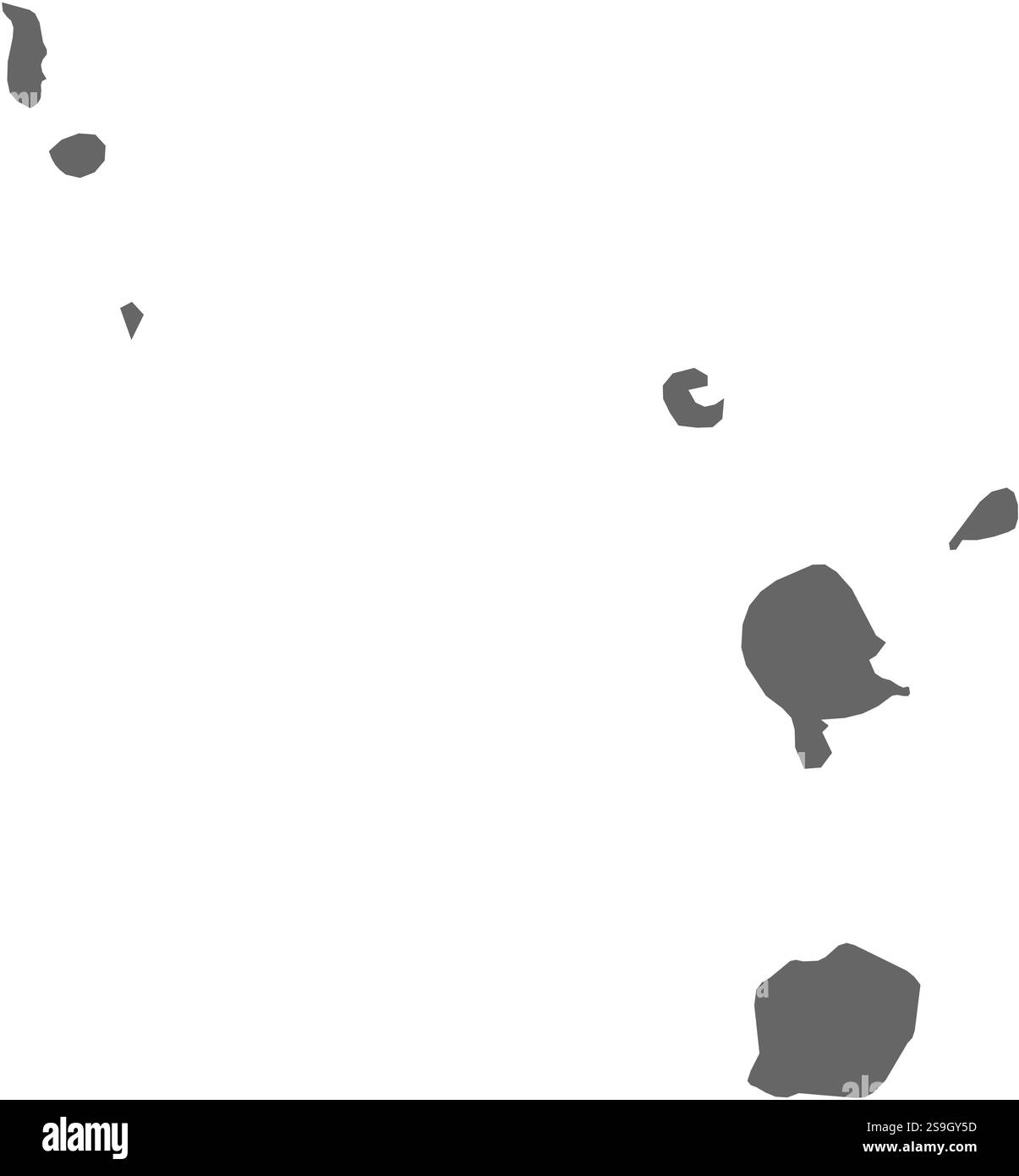 Map of Torba, a province of Vanuatu Stock Vector Image & Art - Alamy