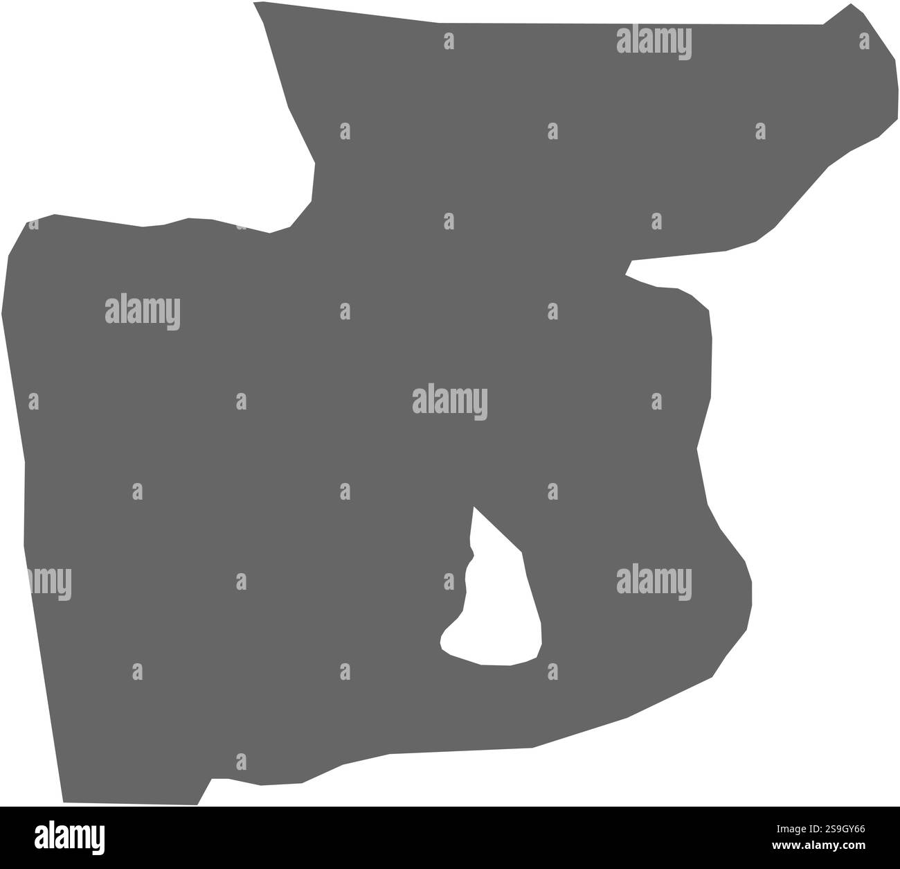 Map of Tunapuna-Piarco, a province of Trinidad and Tobago Stock Vector ...