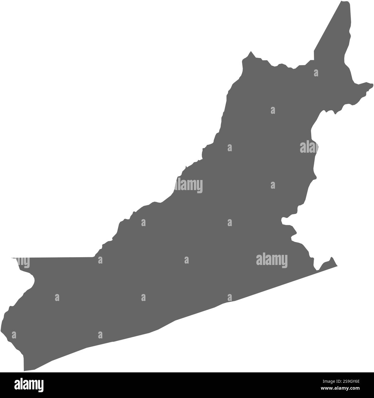 Color political map eastern Cut Out Stock Images & Pictures - Alamy