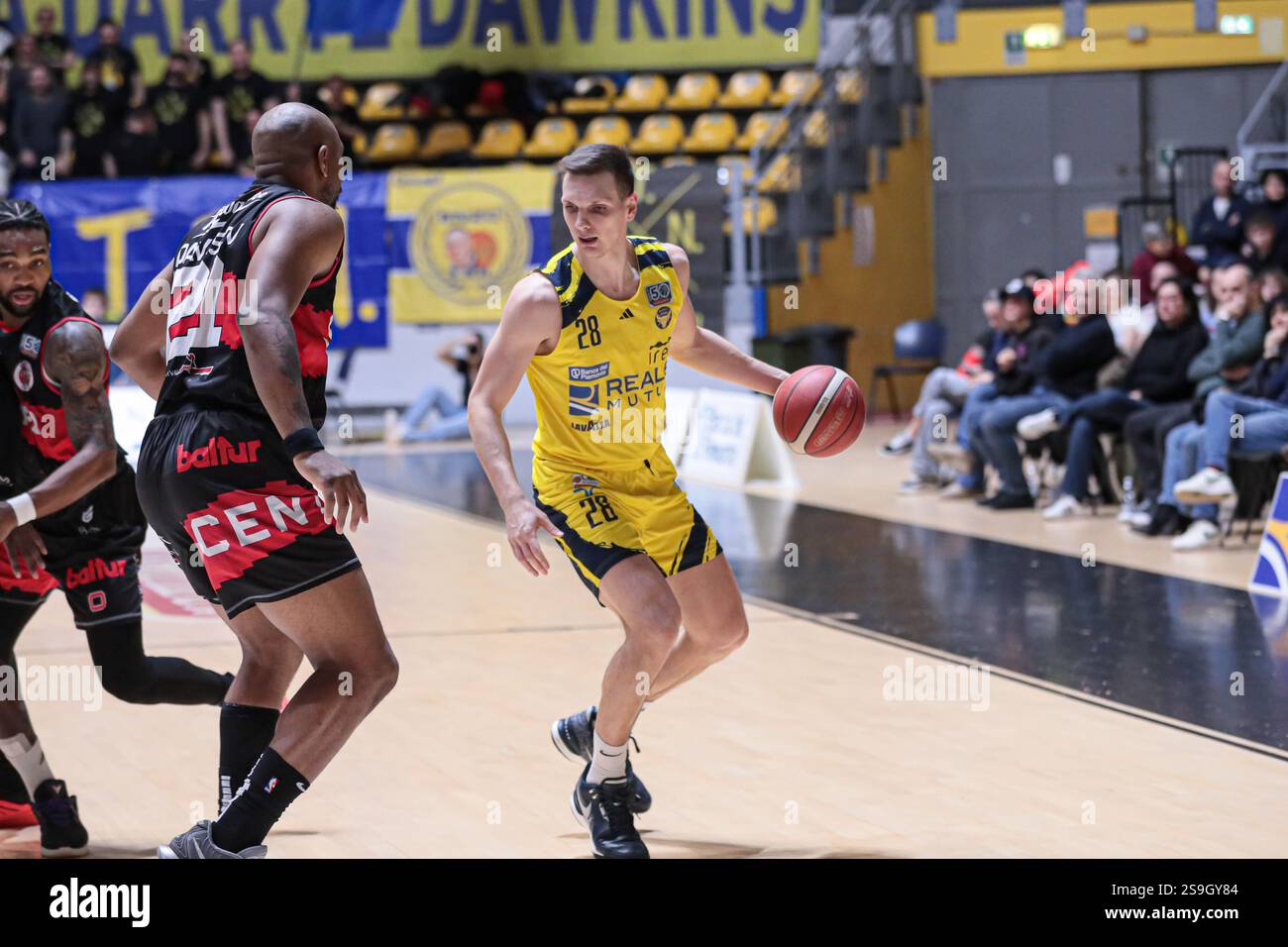 #28 Giovanni Severini (Reale Mutua Basket Torino) during Reale Mutua ...