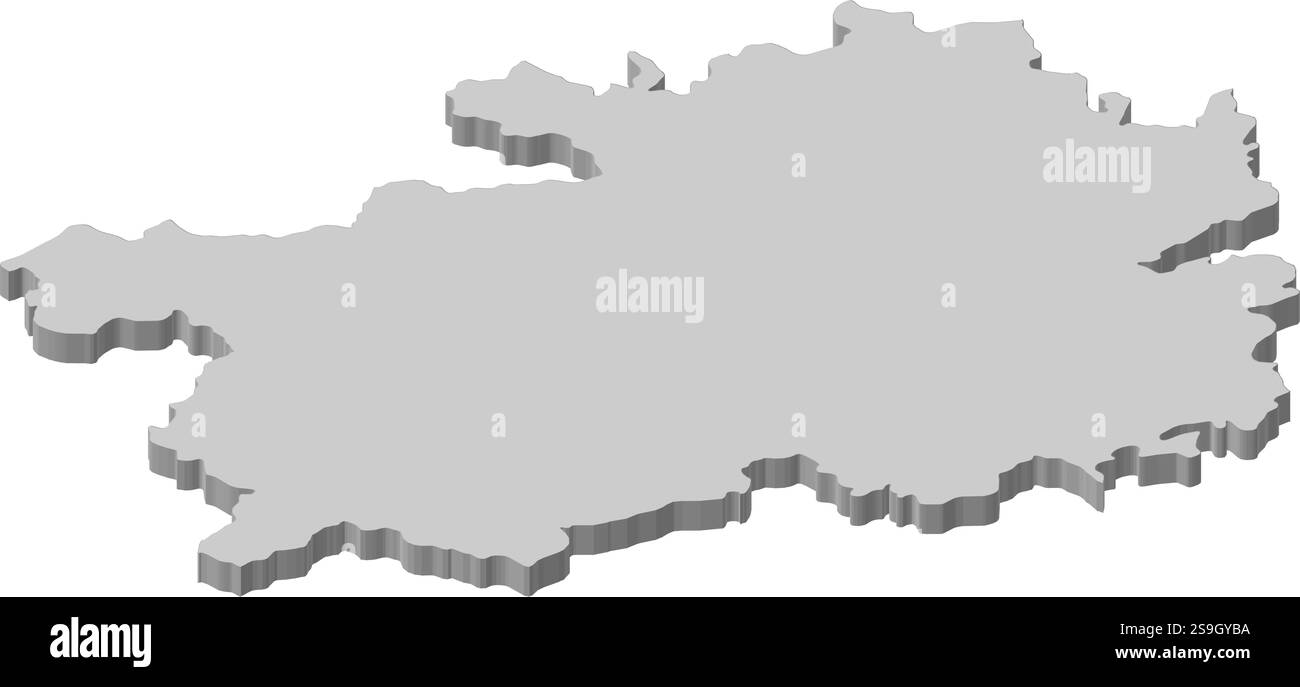 Map of Guizhou, a province of China Stock Vector Image & Art - Alamy