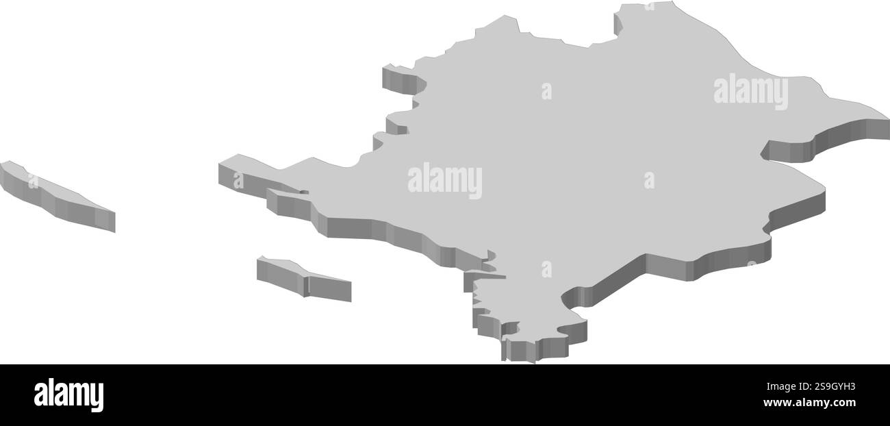 Map of sibensko kninska Black and White Stock Photos & Images - Alamy