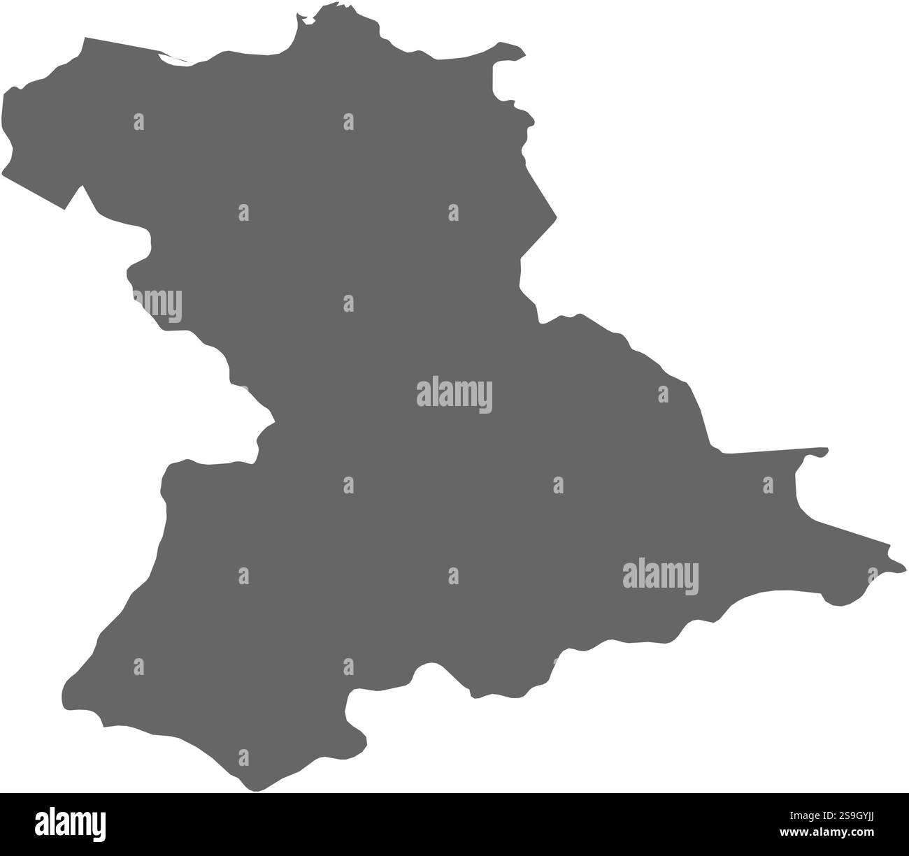 Map of Anzoategui, a province of Venezuela Stock Vector Image & Art - Alamy