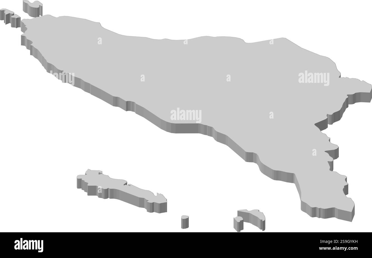 Map of Aceh, a province of Indonesia Stock Vector Image & Art - Alamy