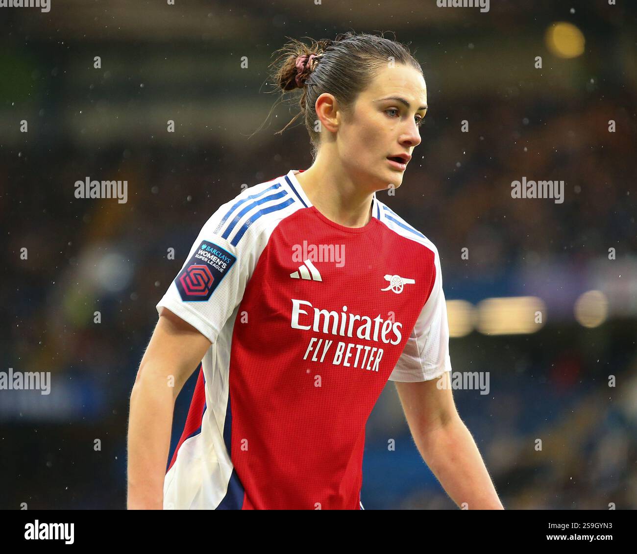 London, England, January 26 2025: Emily Fox (2 Arsenal) during the ...