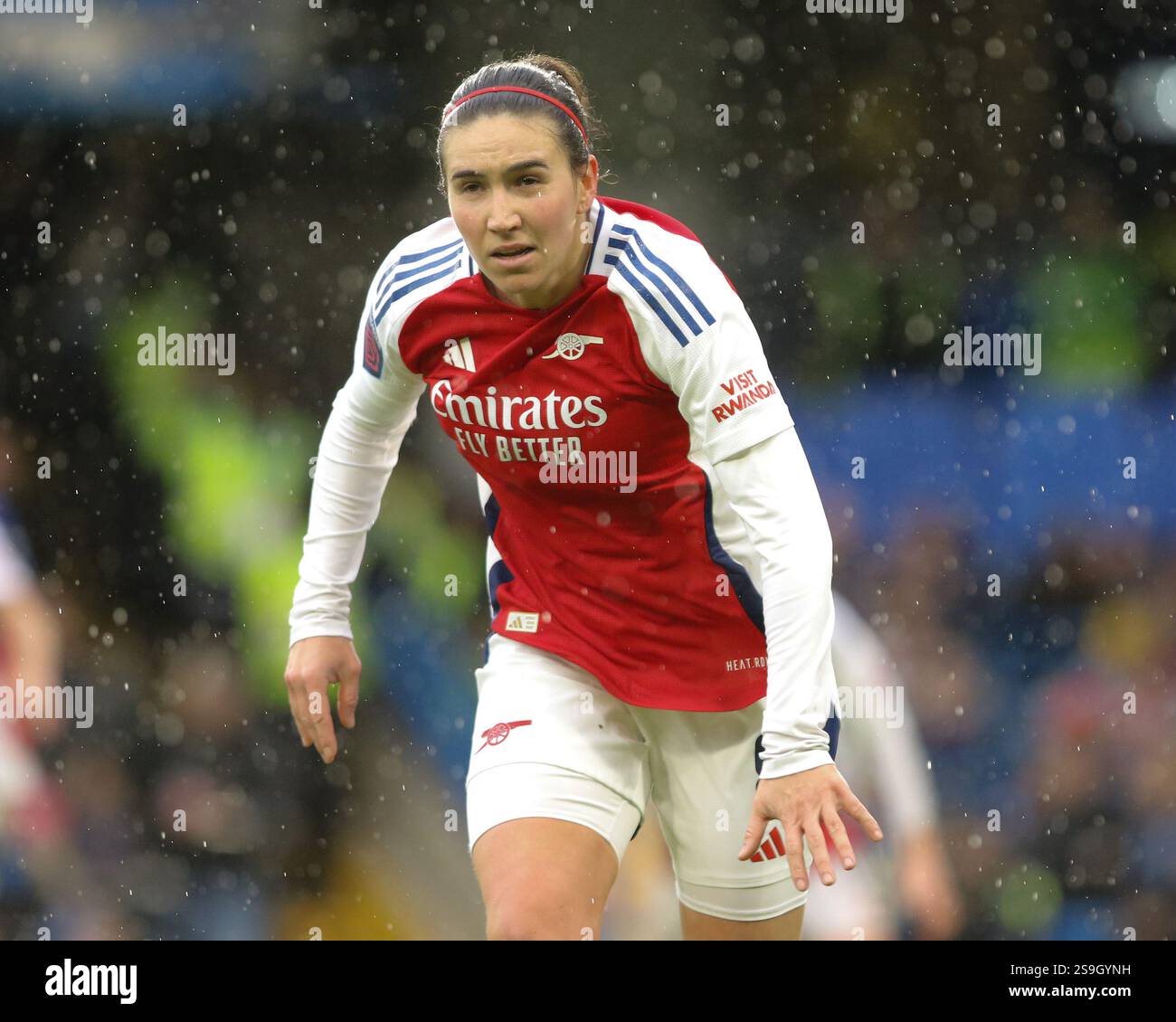 London, England, January 26 2025: Mariona Caldentey (8 Arsenal) during ...