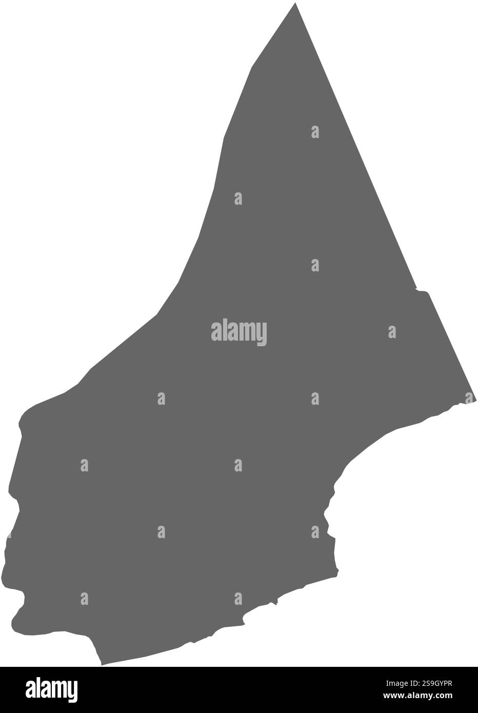 Al mahrah outline map hi-res stock photography and images - Alamy