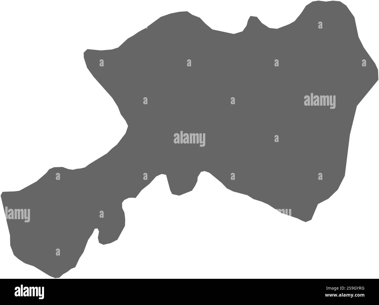 Map of Dhamar, a province of Yemen Stock Vector Image & Art - Alamy