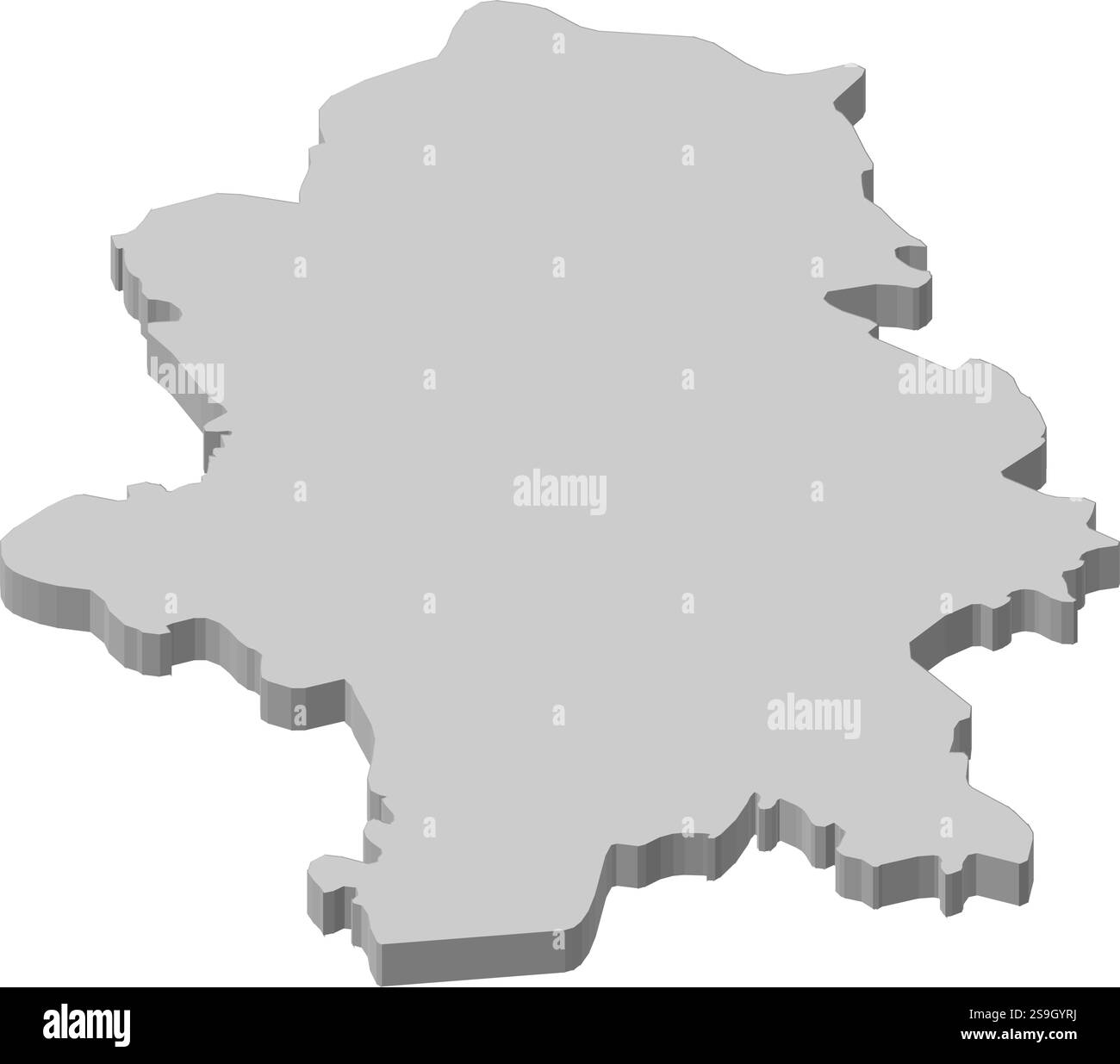 Map of Central Finland, a province of Finland Stock Vector Image & Art ...