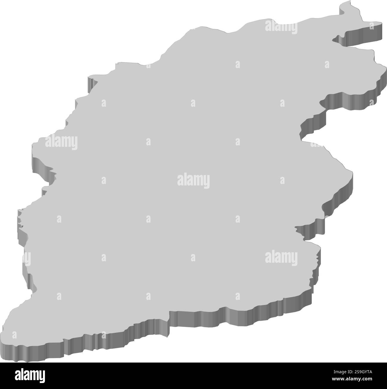 Map of Shanxi, a province of China Stock Vector Image & Art - Alamy