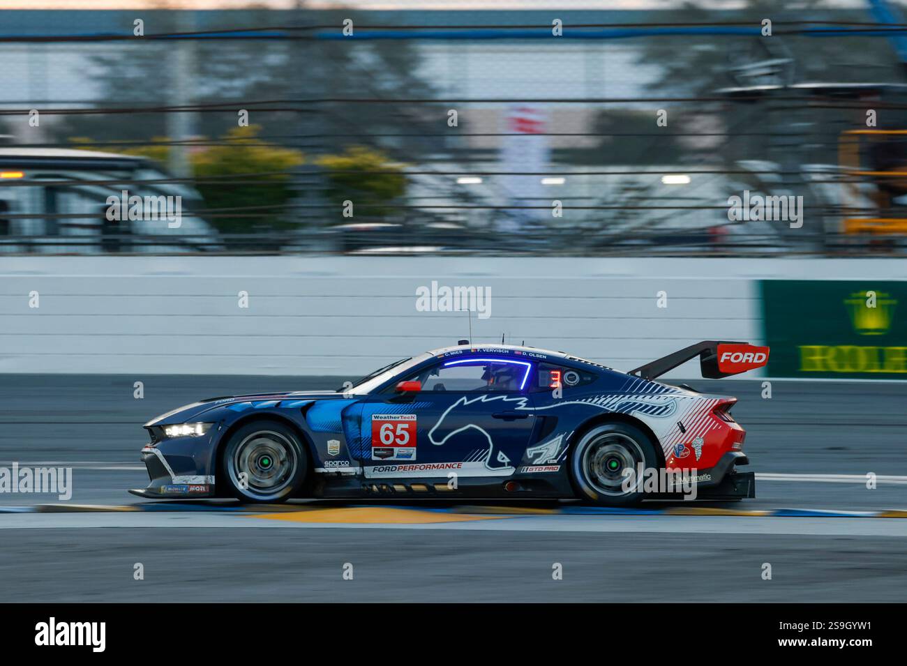 DAYTONA BEACH, FL - JANUARY 26: The #65 Ford Multimatic Motorsports ...