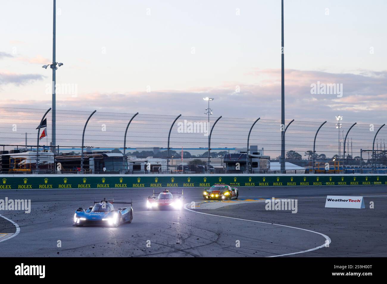 DAYTONA BEACH, FL - JANUARY 26: The #10 Cadillac Wayne Taylor Racing ...
