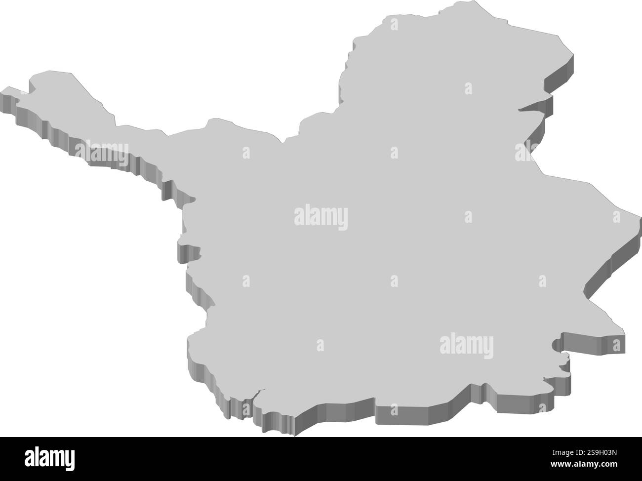 Lapland outline map hi-res stock photography and images - Alamy