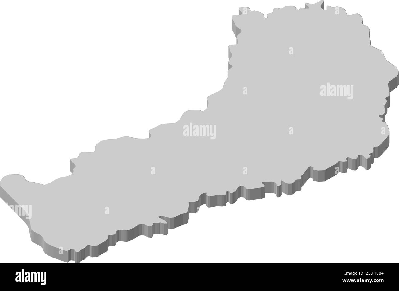 Misiones vector map hi-res stock photography and images - Alamy