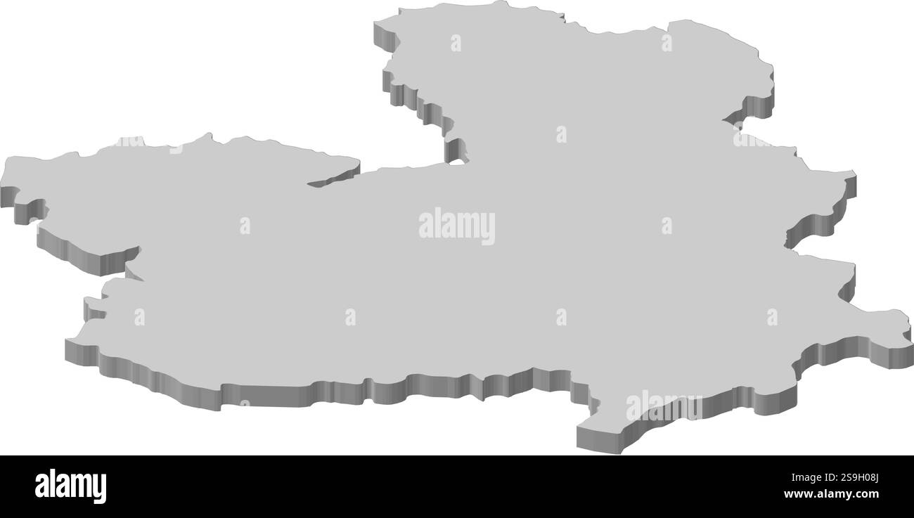 Map of Castile-La Mancha, a province of Spain Stock Vector Image & Art ...