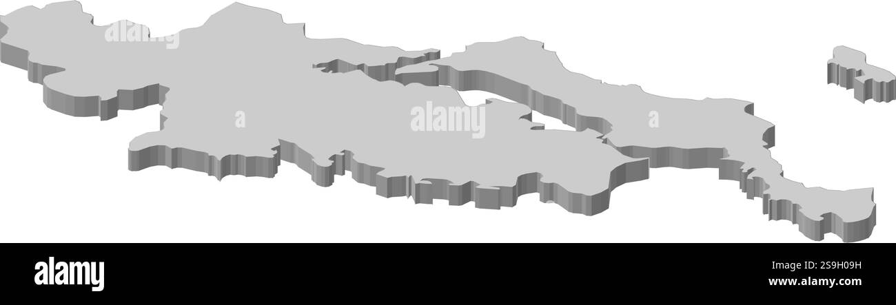 Map of Central Greece, a province of Greece Stock Vector Image & Art ...