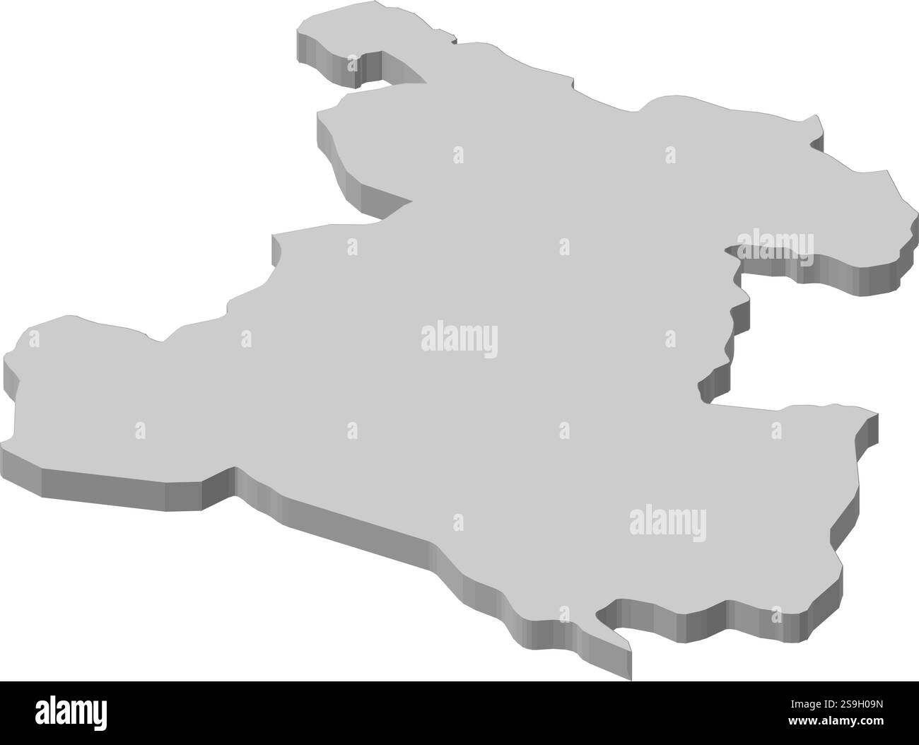 Map of Karlovac, a province of Croatia Stock Vector Image & Art - Alamy