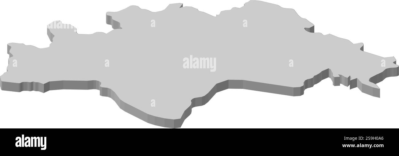 Map of Sisak-Moslavina, a province of Croatia Stock Vector Image & Art ...