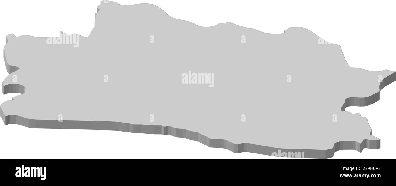 Map of West Java, a province of Indonesia Stock Vector Image & Art - Alamy