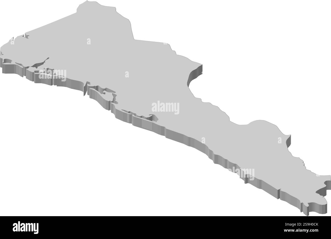 Map of Sinaloa, a province of Mexico Stock Vector Image & Art - Alamy