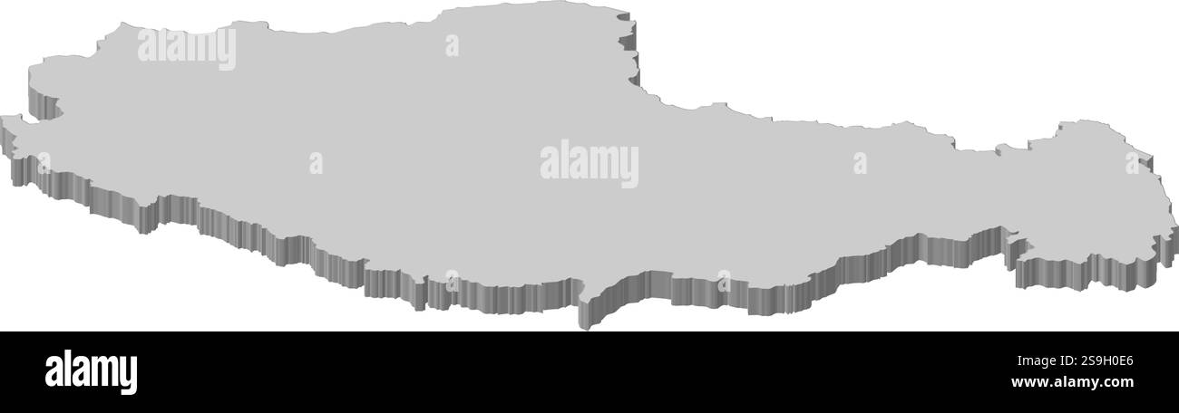 Map of Tibet, a province of China Stock Vector Image & Art - Alamy
