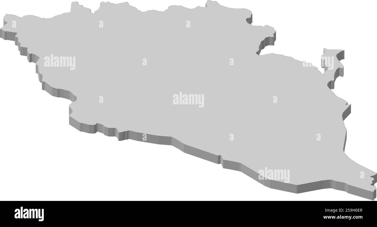 Map of Pahang Darul Makmur, a province of Malaysia Stock Vector Image ...