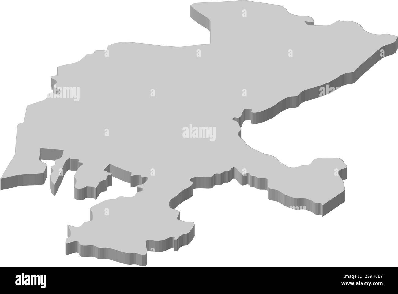 Zacatecas vector map hi-res stock photography and images - Alamy
