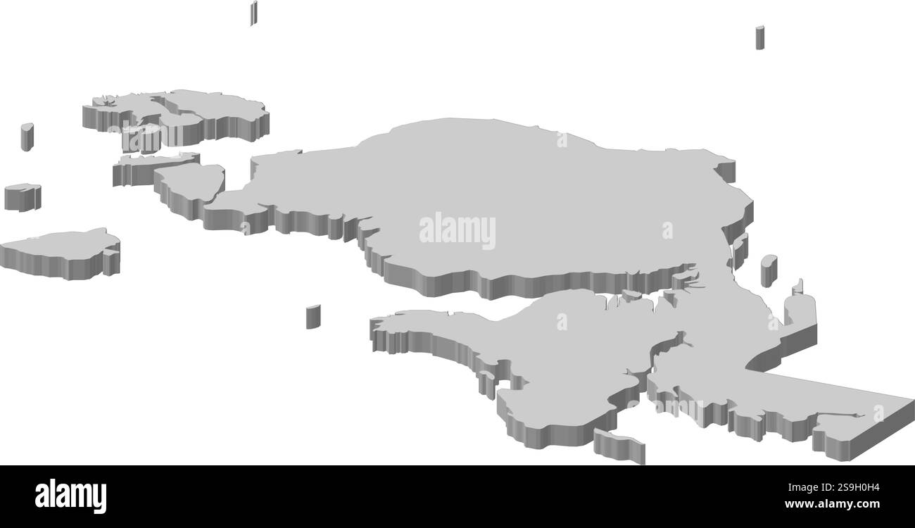 Map of West Papua, a province of Indonesia Stock Vector Image & Art - Alamy