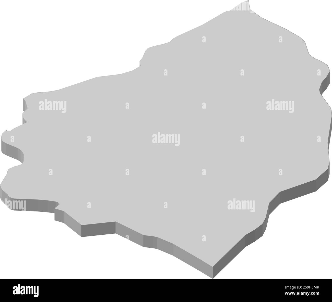 Atlantico department map hi-res stock photography and images - Alamy