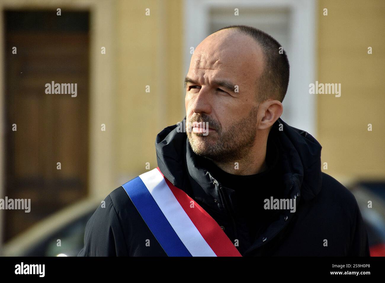 The deputy of the far-left party La France Insoumise (LFI) Manuel ...