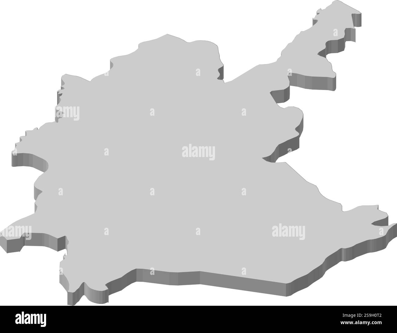 Map of Diyala, a province of Iraq Stock Vector Image & Art - Alamy