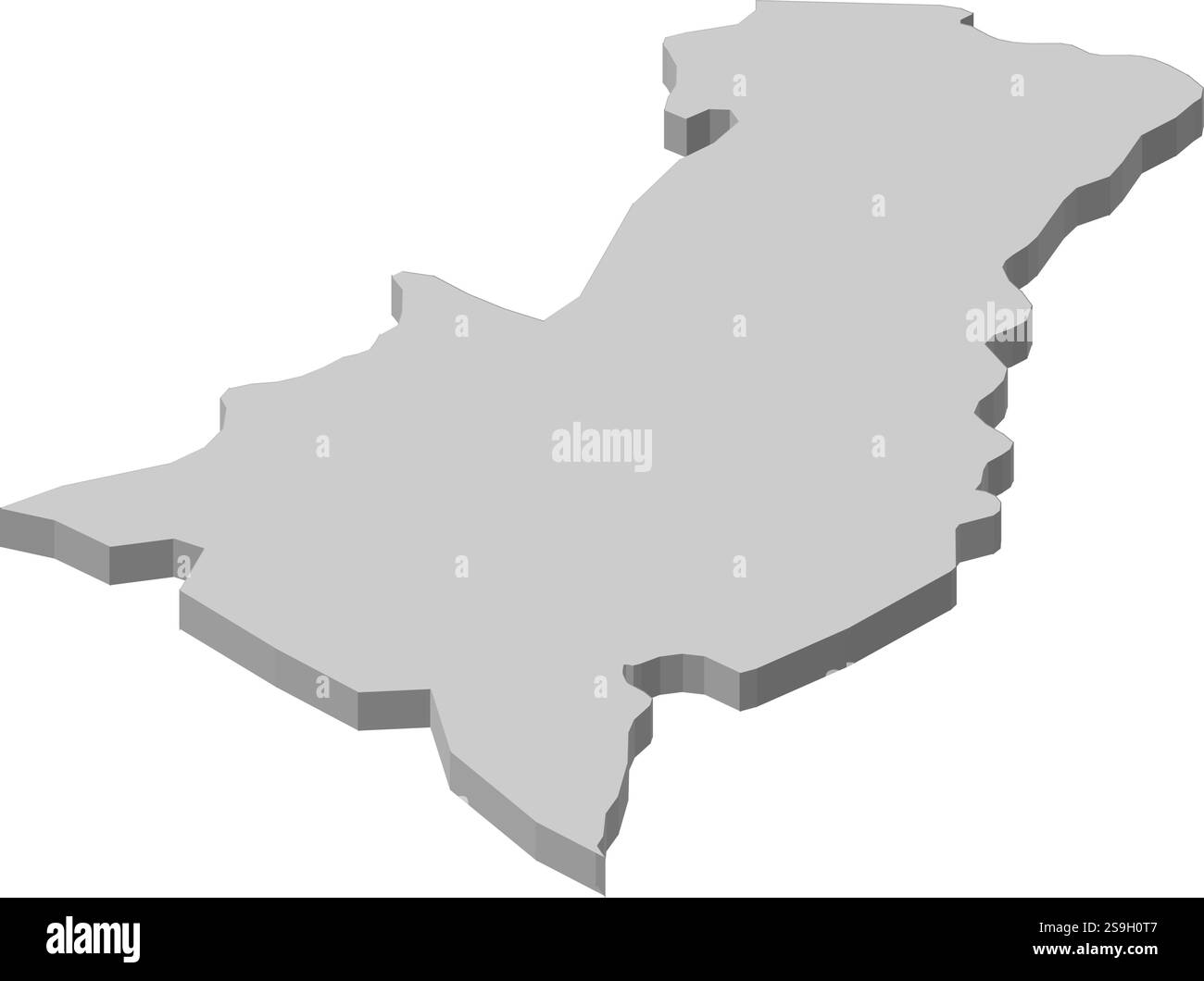 Gisborne outline map hi-res stock photography and images - Alamy