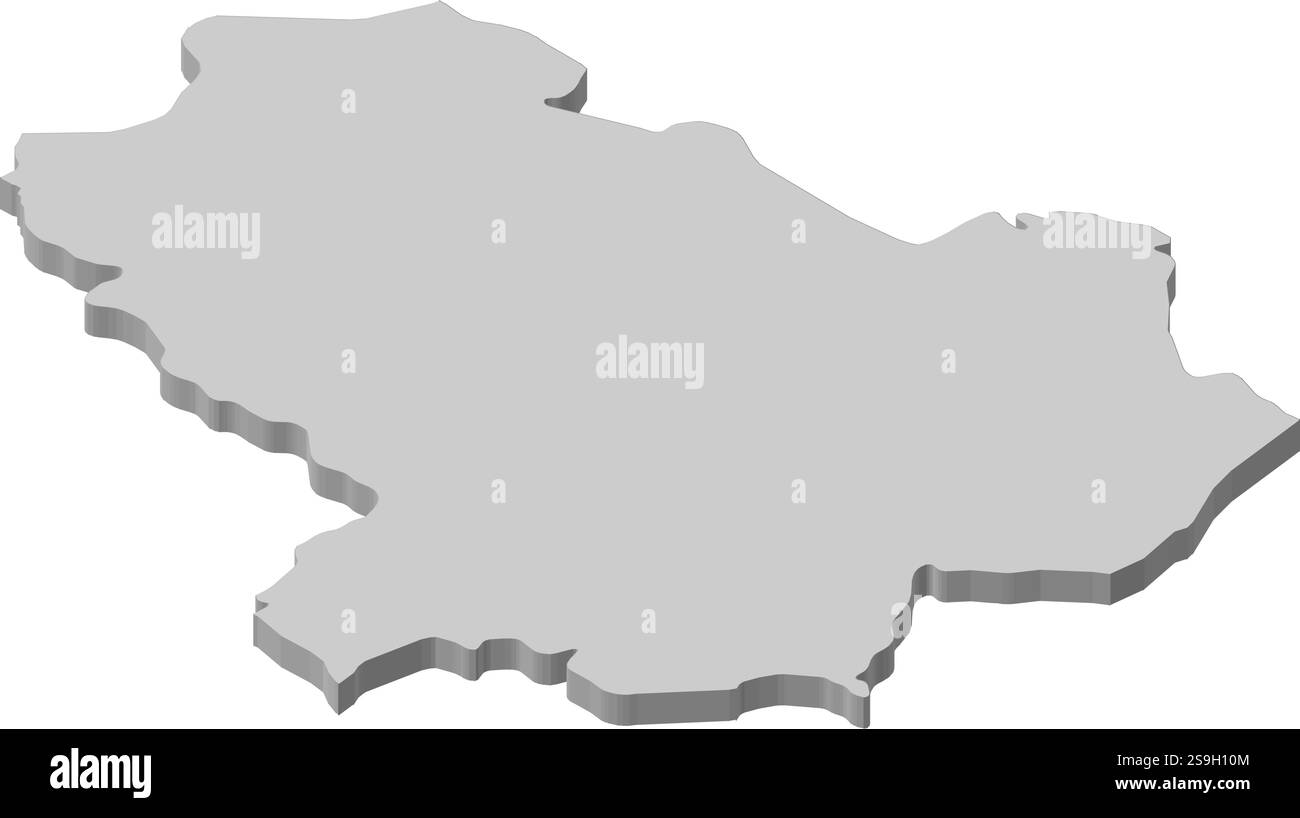 Map of Basilicata, a province of Italy Stock Vector Image & Art - Alamy