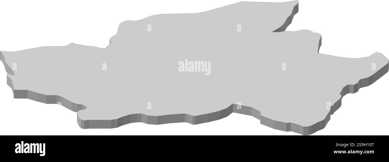 Map of Braga, a province of Portugal Stock Vector Image & Art - Alamy