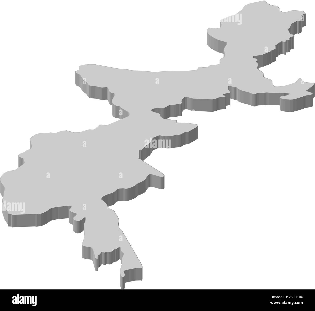Map of Federally Administered Tribal Areas, a province of Pakistan ...