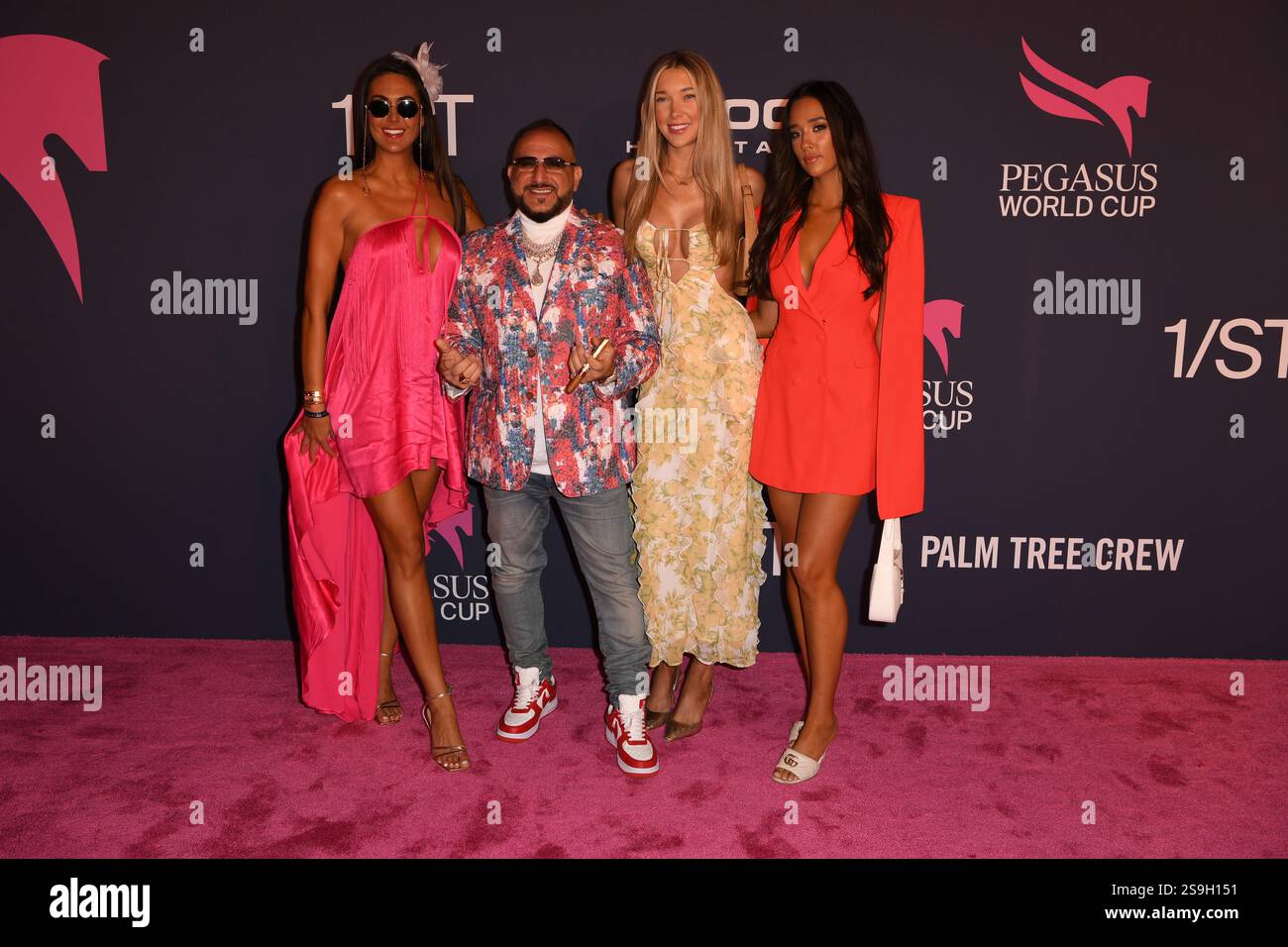 HALLANDALE, FL - JANUARY 25: Papi attends Pegasus World Cup 2025 at ...