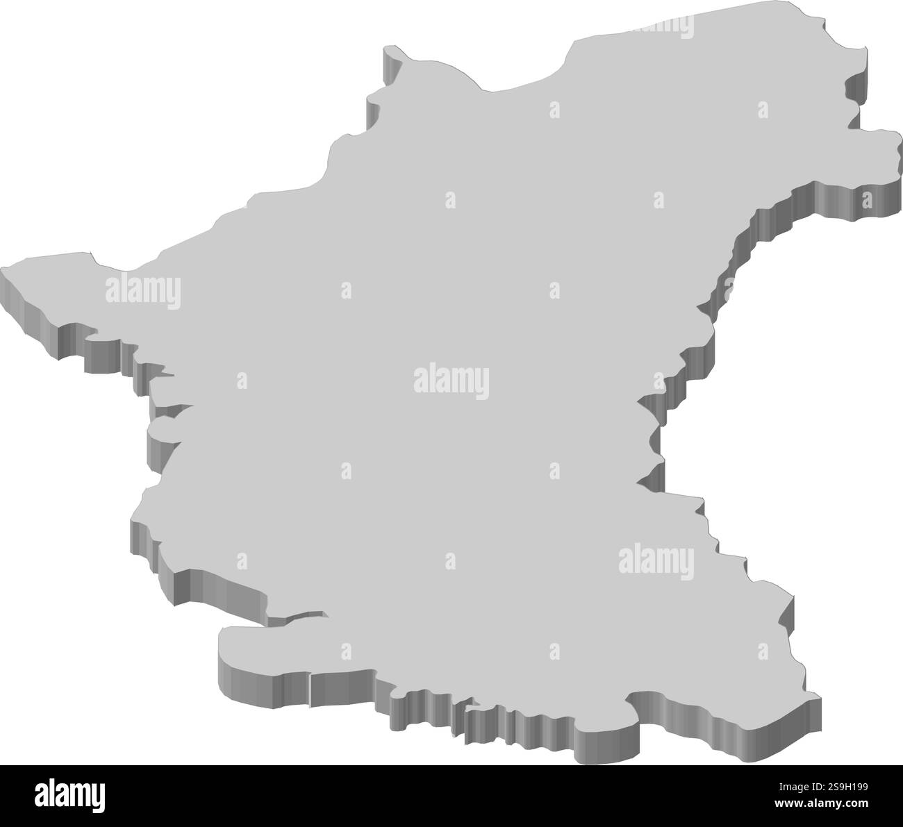 Map of Perak Darul Ridzuan, a province of Malaysia Stock Vector Image ...