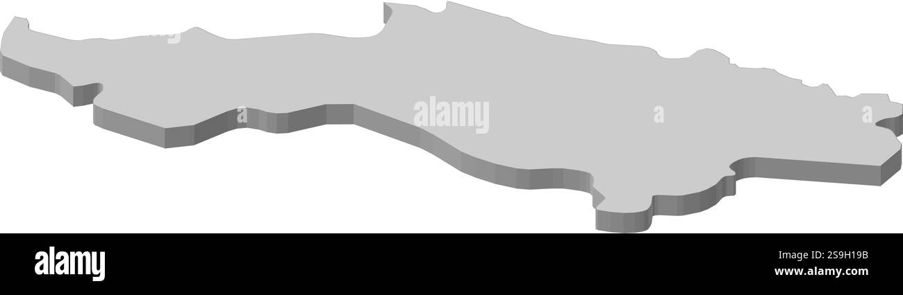 Map of Pozega-Slavonia, a province of Croatia Stock Vector Image & Art ...
