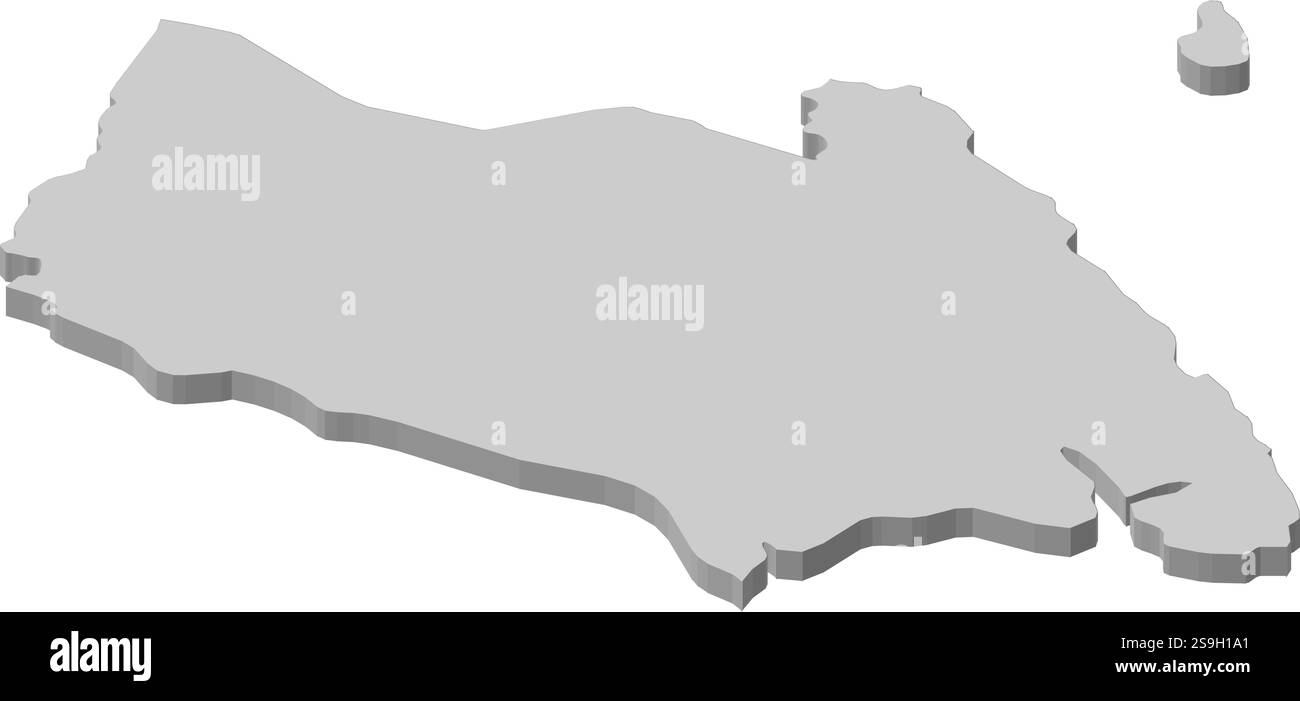 Johor vector outline map hi-res stock photography and images - Alamy