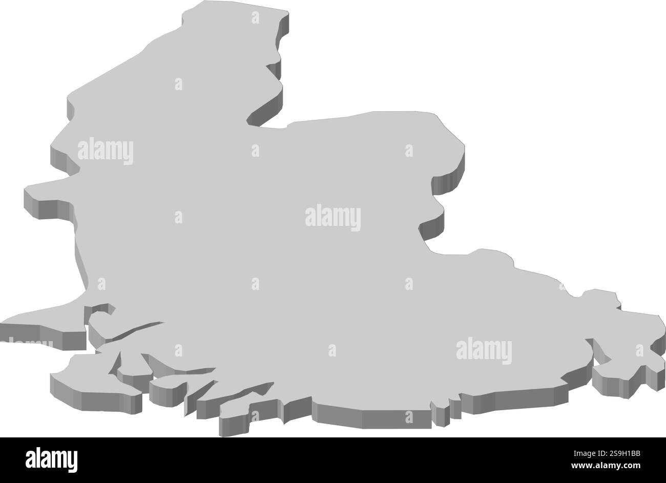 Vest agder map Cut Out Stock Images & Pictures - Alamy