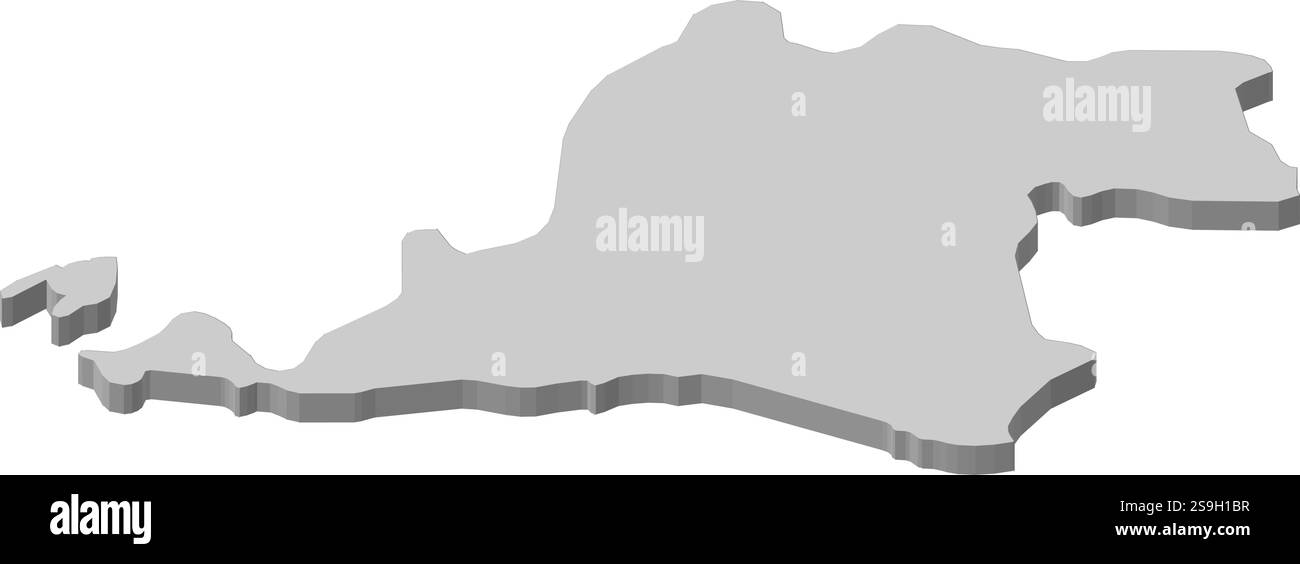 Map of Banten, a province of Indonesia Stock Vector Image & Art - Alamy