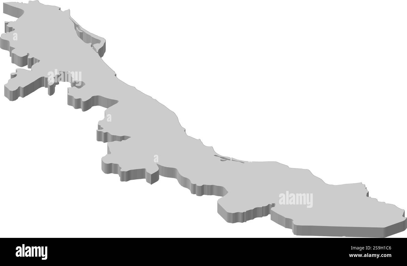 Map of Veracruz, a province of Mexico Stock Vector Image & Art - Alamy