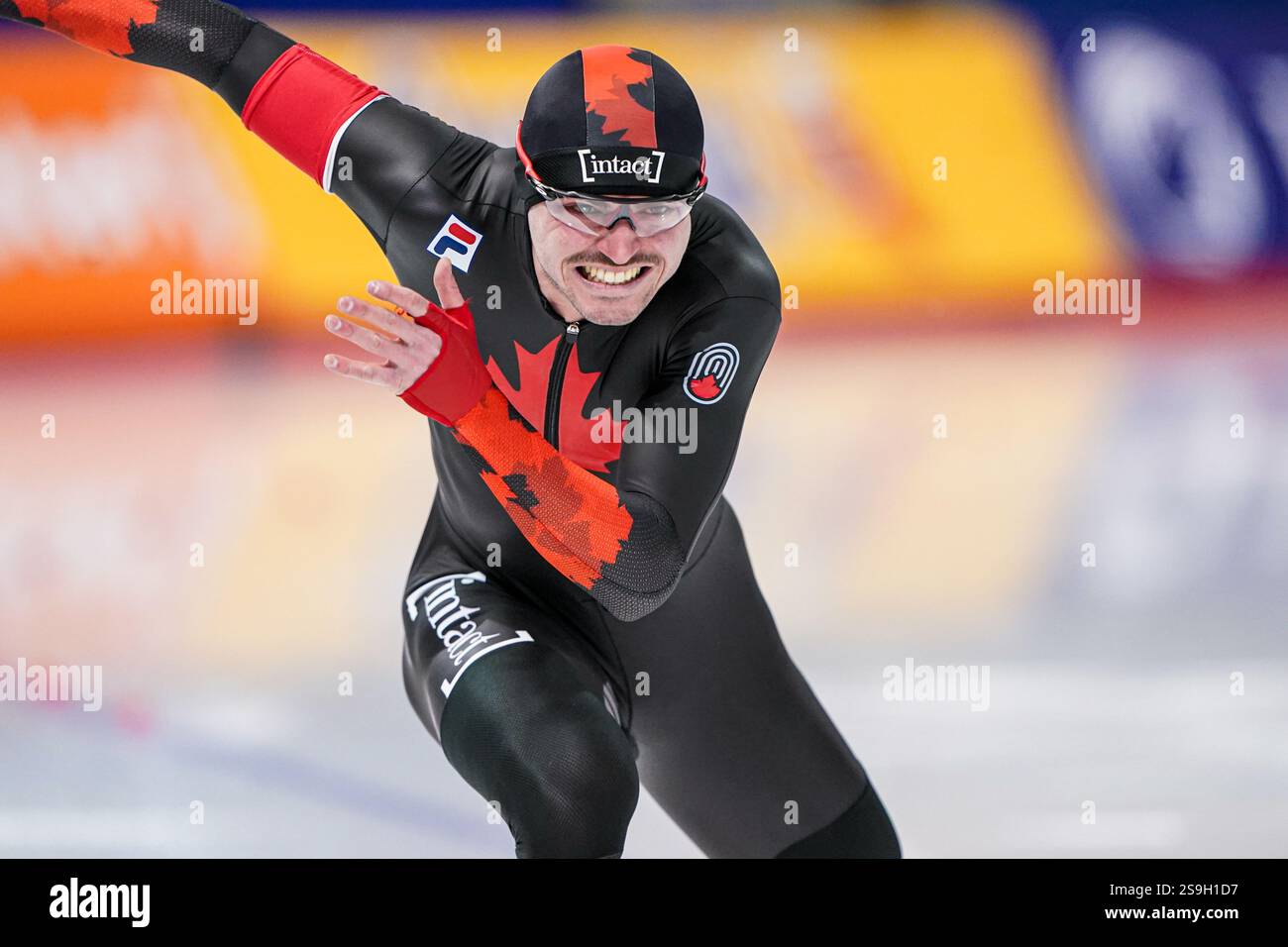 CALGARY, CANADA - JANUARY 26: Cedrick Brunet of Canada competing during ...