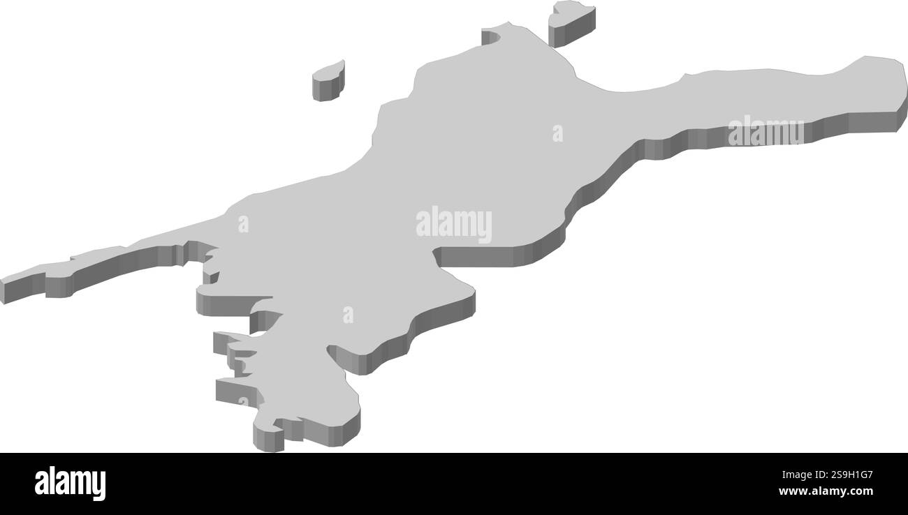 Map of Ehime, a province of Japan Stock Vector Image & Art - Alamy